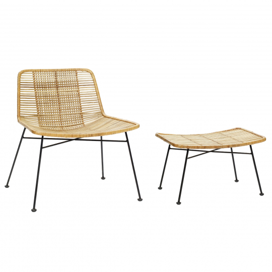 Salongstol med krakk - Rotting - Kjøp på nett hos Reforma