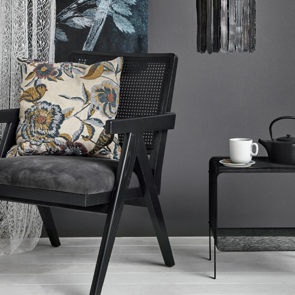 Lenestol 'Wickerwork' - Rotting/Svart - Kjøp på nett hos Reforma