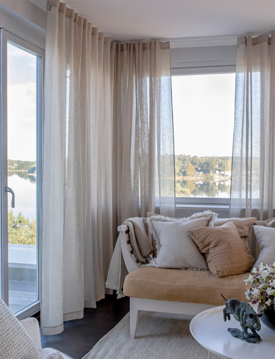 Gardin 'Sirocco' 135x250 - Naturlig - Kjøp på nett hos Reforma