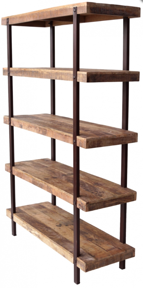 Bokhylle Jern / Tre - Industriell Krystall | Bokhyller - OPPBEV